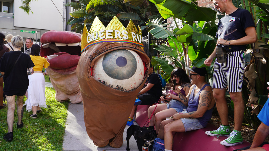 Human Body Parts at Melbourne Pride 2022 - Snuff Puppets